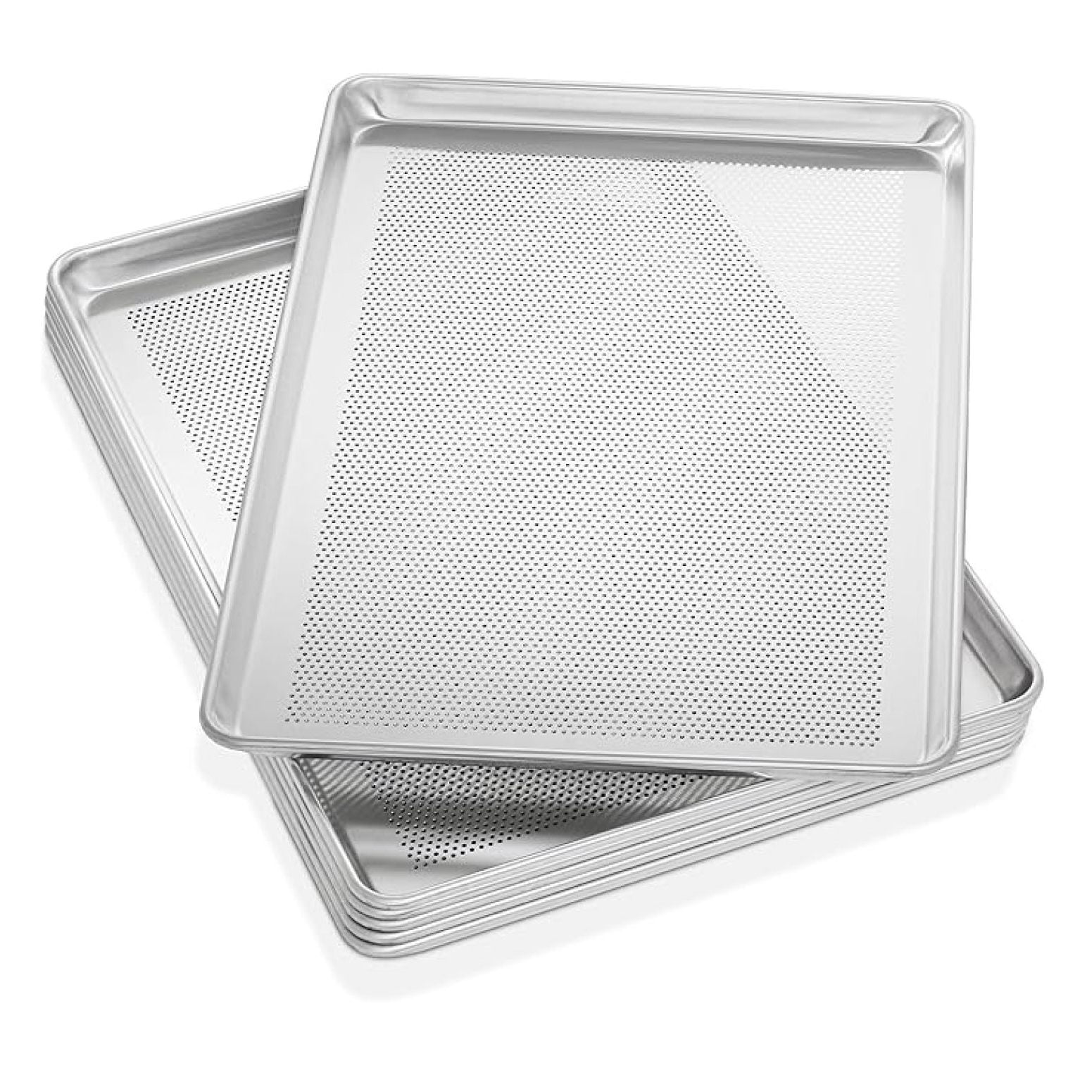 18" x 26" Grade Perforated Aluminum Baking Sheet Pan, Full Size Baking ...