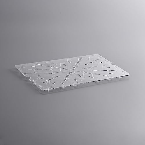 18" x 26" Polycarbonate Food Storage Box Drain Shelf Clear Color- Food ...