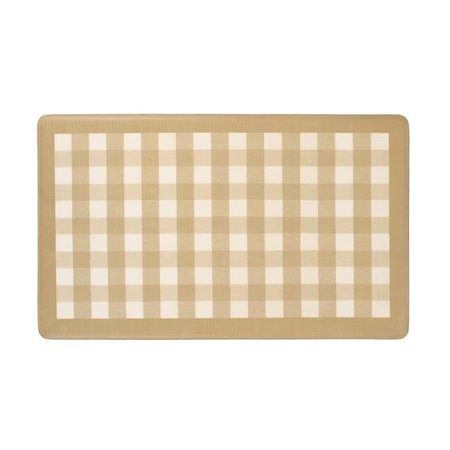 18 x 30 in. Buffalo Check Indoor Anti-Fatigue Mat, Taupe - Walmart.com