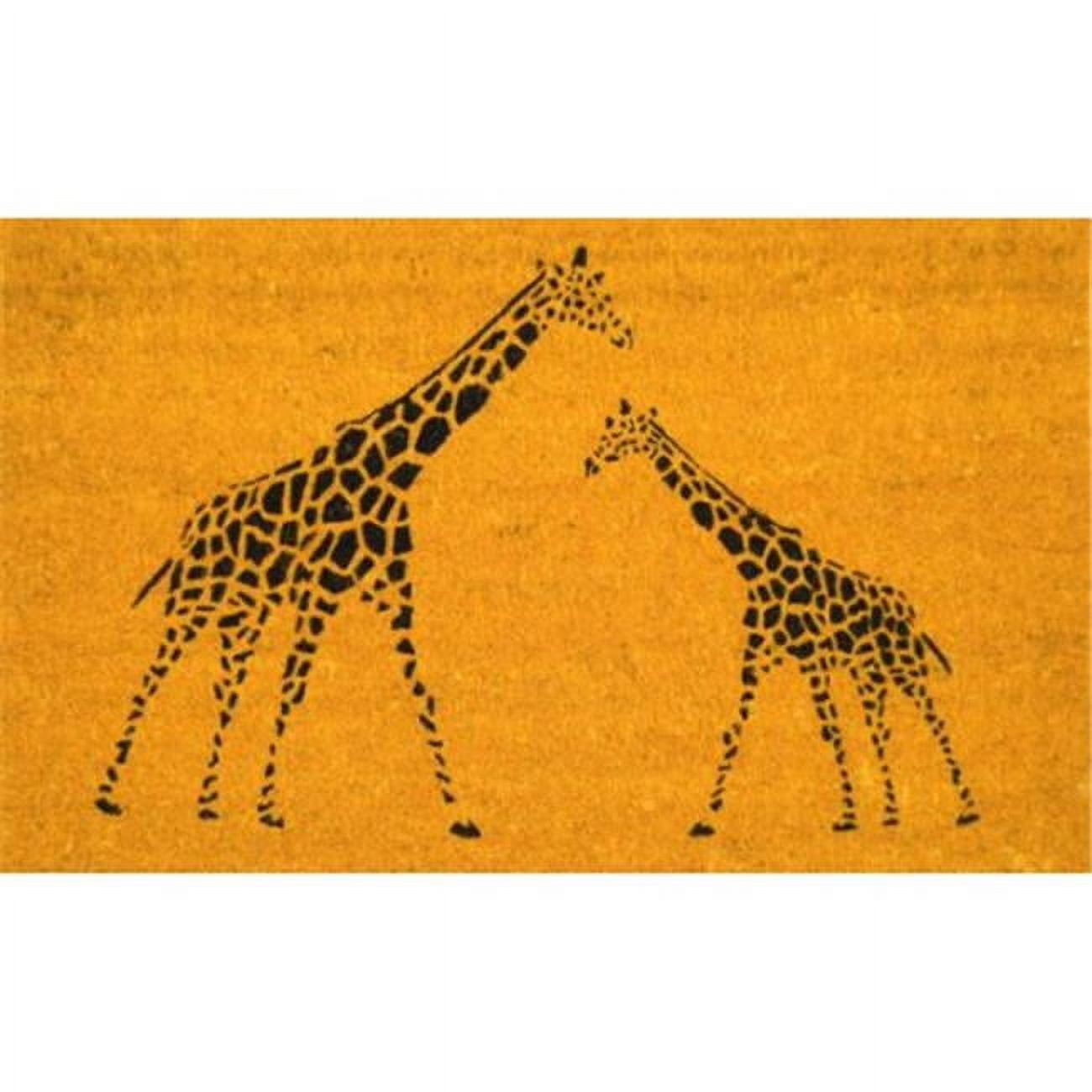 18 x 30 in. PVC Bleach Giraffe Coco Mat - Walmart.com
