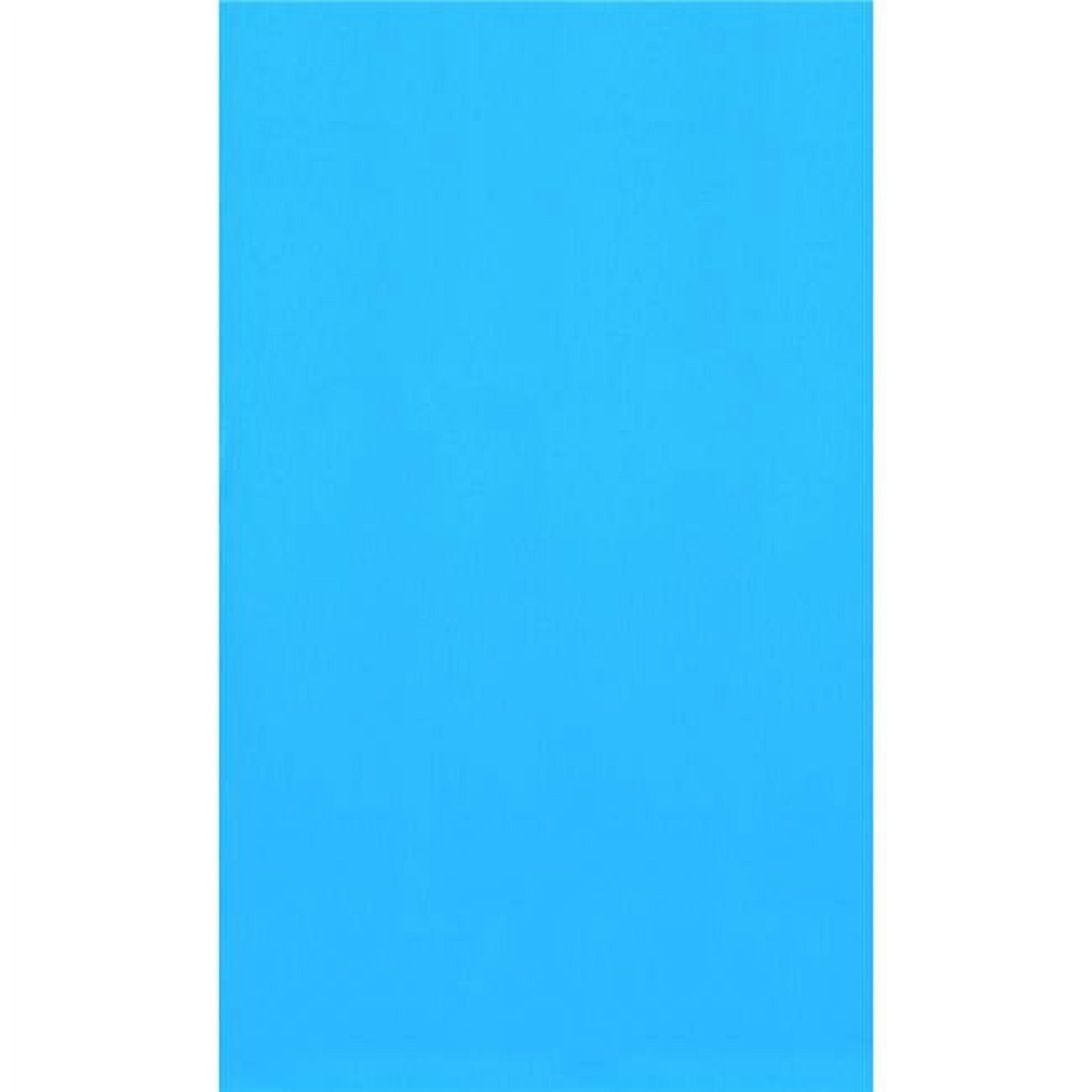 18 x 33 ft. Oval Standard Gauge Overlap Liner with 48 to 52 in. - Blue ...