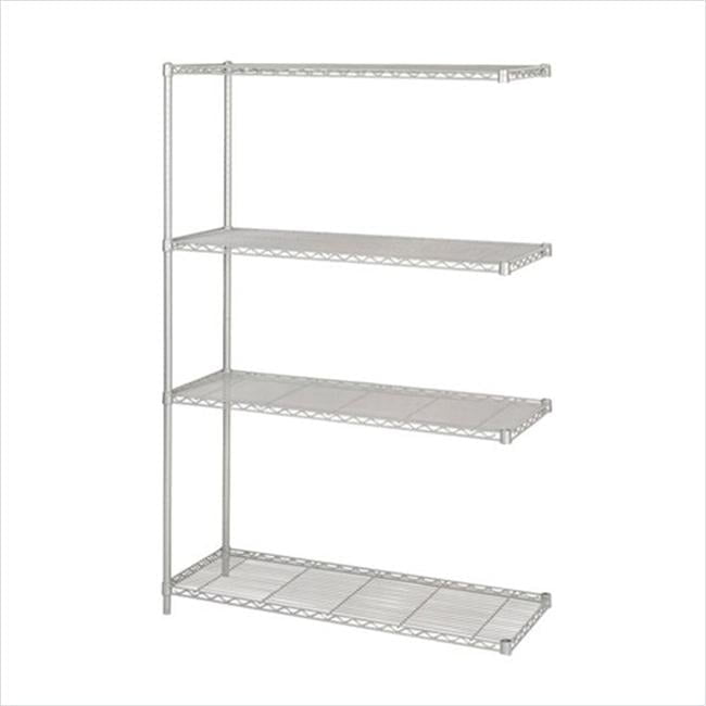18 x 48 Inch Wire Add On Unit in Gray - Walmart.com