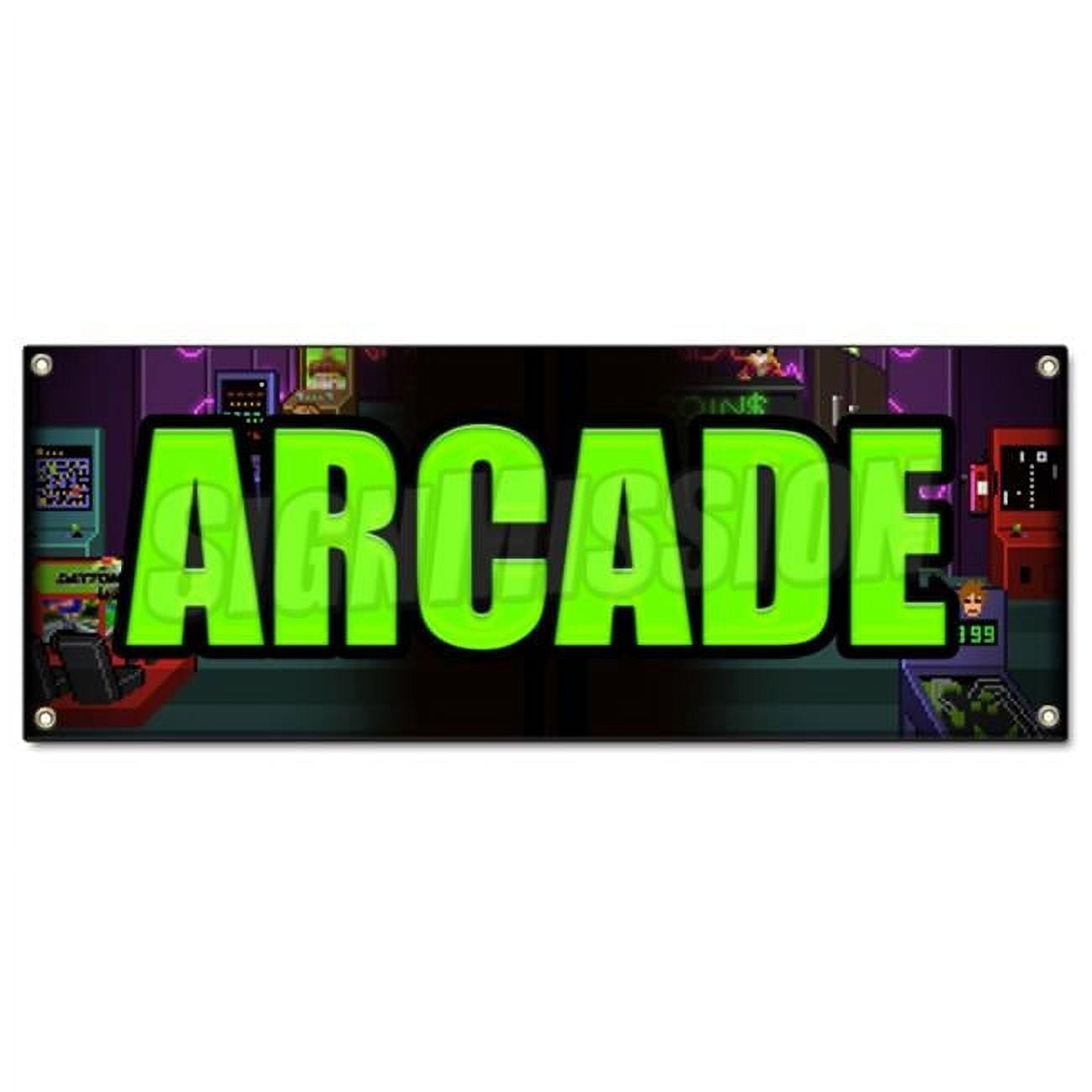 18 x 48 in. Arcade Banner Sign - Walmart.com