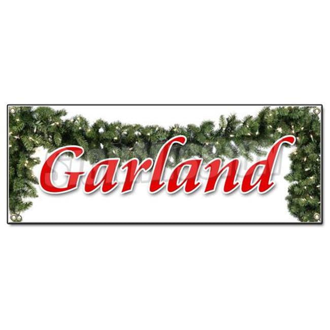 18 x 48 in. Garland Banner Sign - Walmart.com