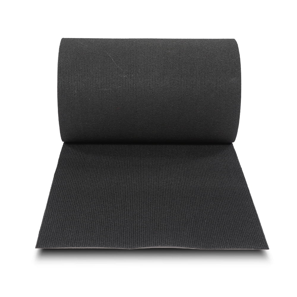 18" x 50'-Black Ribbed Bunk Carpet Marine Boat Trailer Runners Outdoor ...