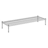 18" x 54" x 8" Wire Storage Shelf, Dunnage Rack, 1 Tier Small Shelf ...