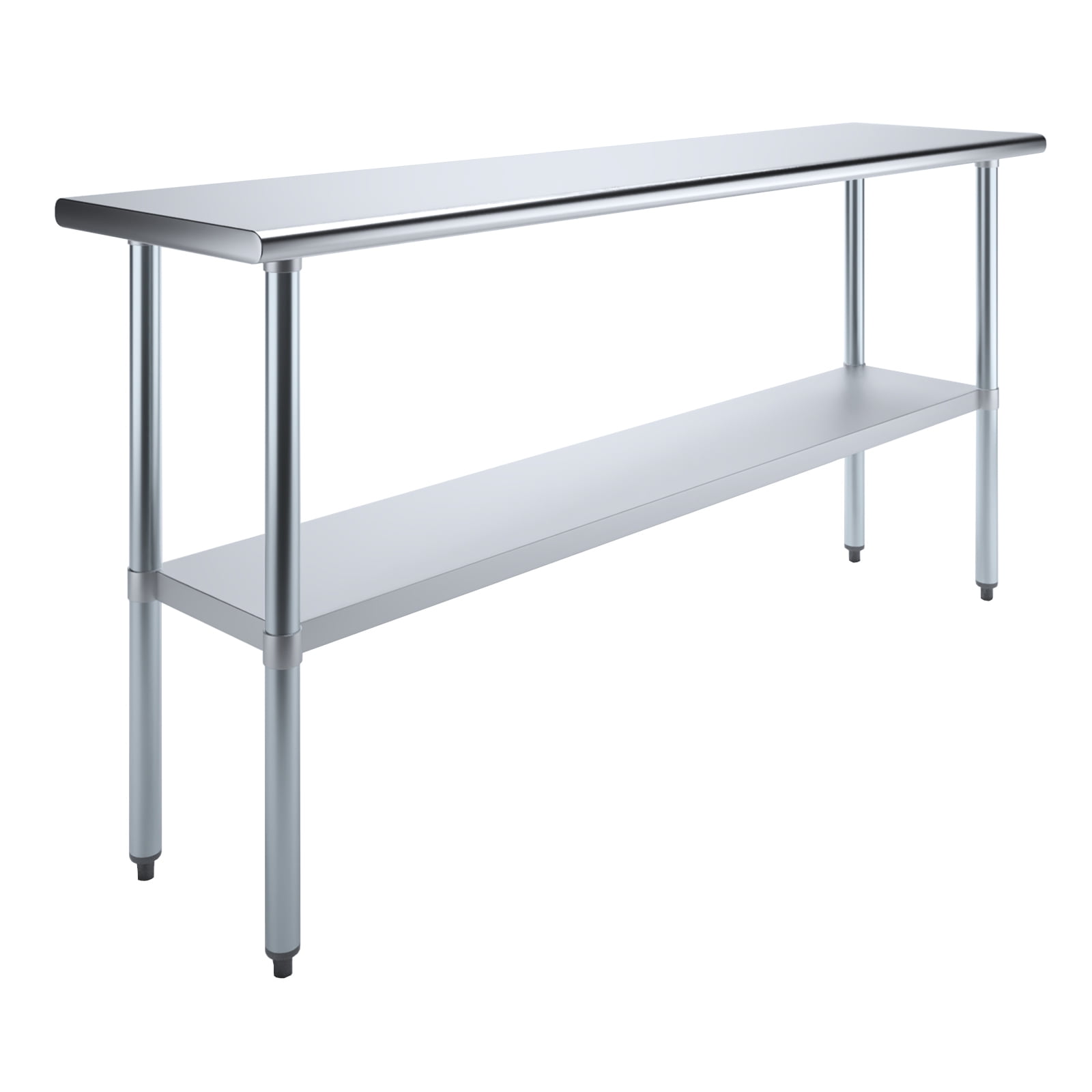 "AmGood 18"" x 72"" Commercial Kitchen Stainless Steel Work Table with ...
