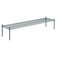 18" x 72" x 14" Green Epoxy Wire Storage Shelf, Dunnage Rack, 1 Tier ...