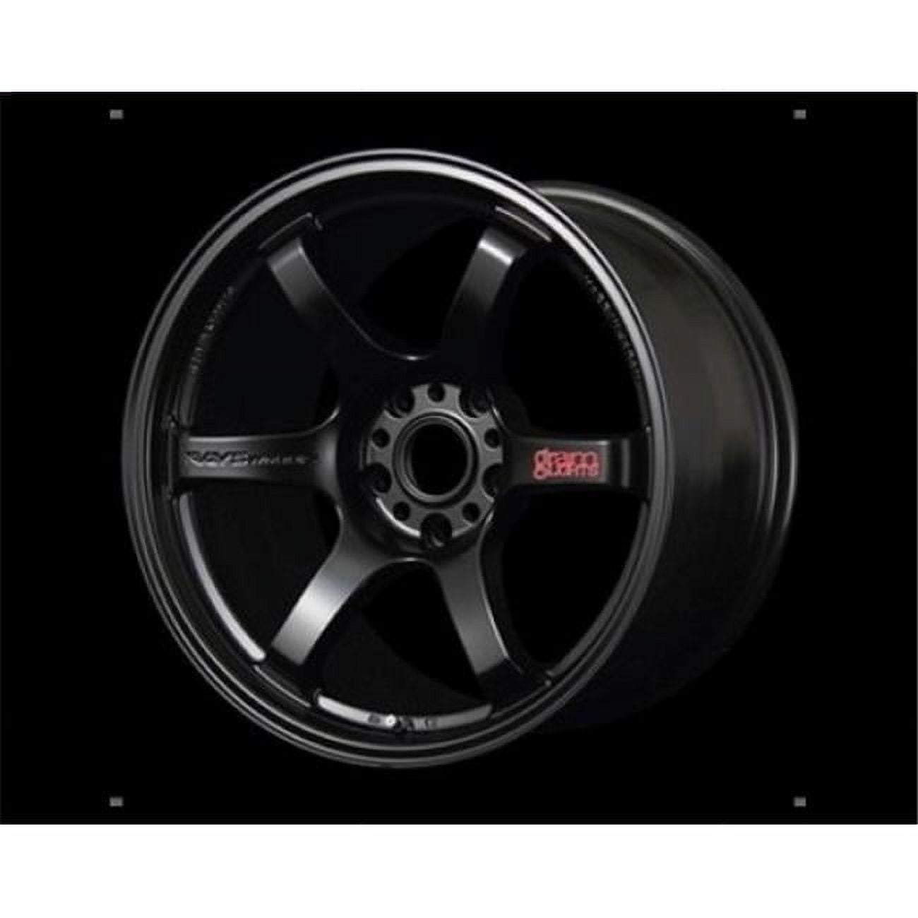 18 x 8.5 & Plus 37 5x114.3 Semi Gloss Black 57DR Wheel - Walmart.com