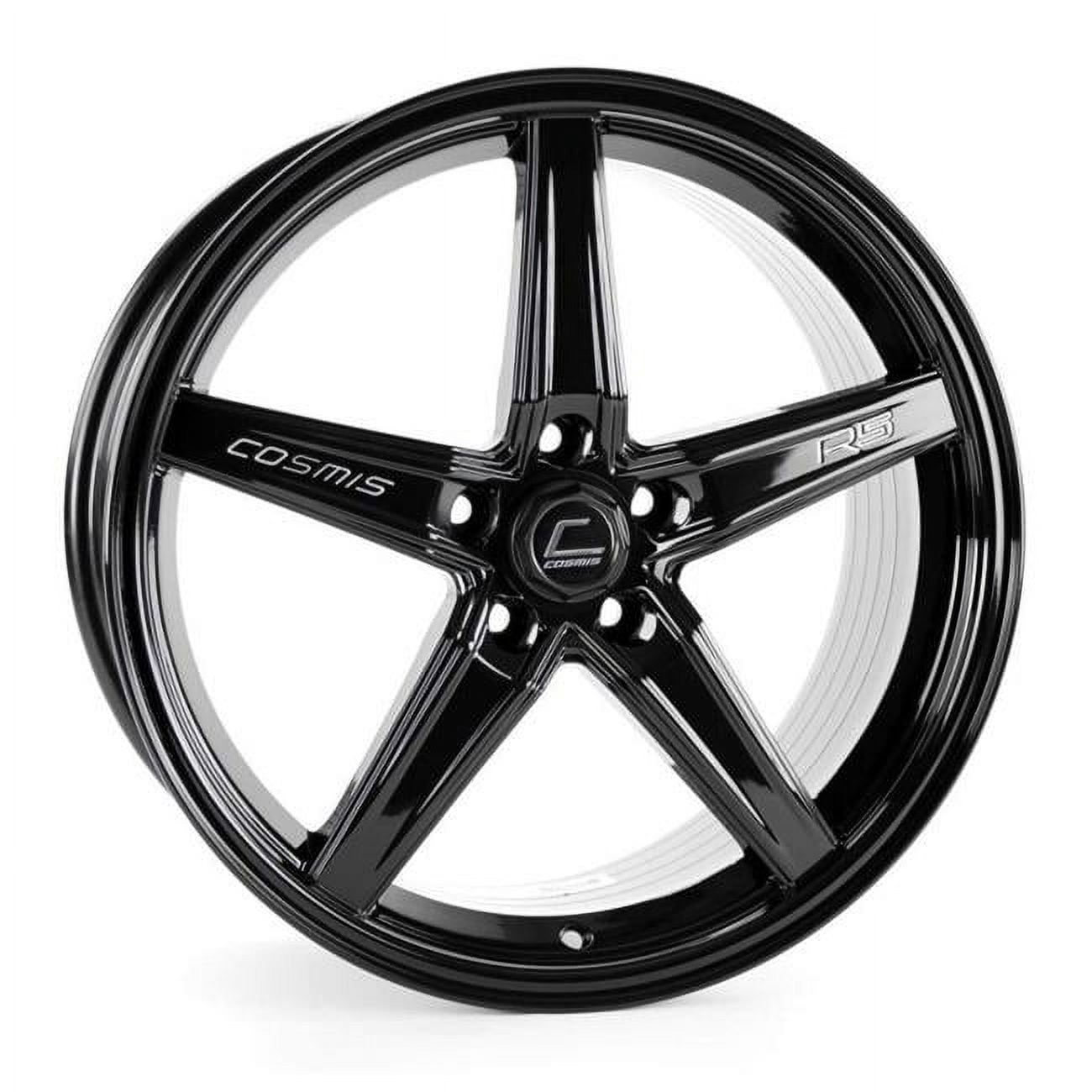 18 x 8.5 in. Black Wheel, 5 x 108 Bolt Pattern - 40 mm Offset - Walmart.com
