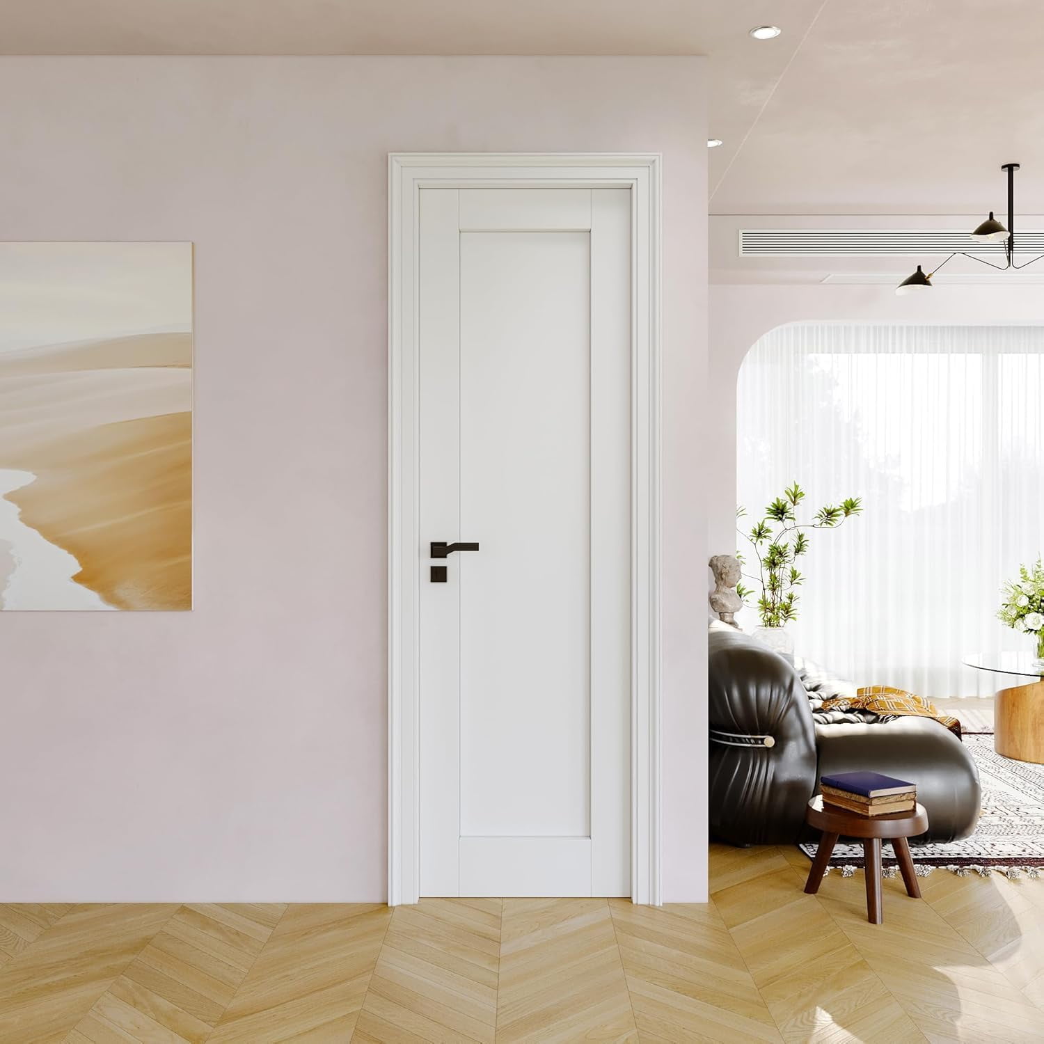 18" x 80" Slab Door, Solid Core Interior French Door Slab, Soild Core&Pre-Finished Surface ...