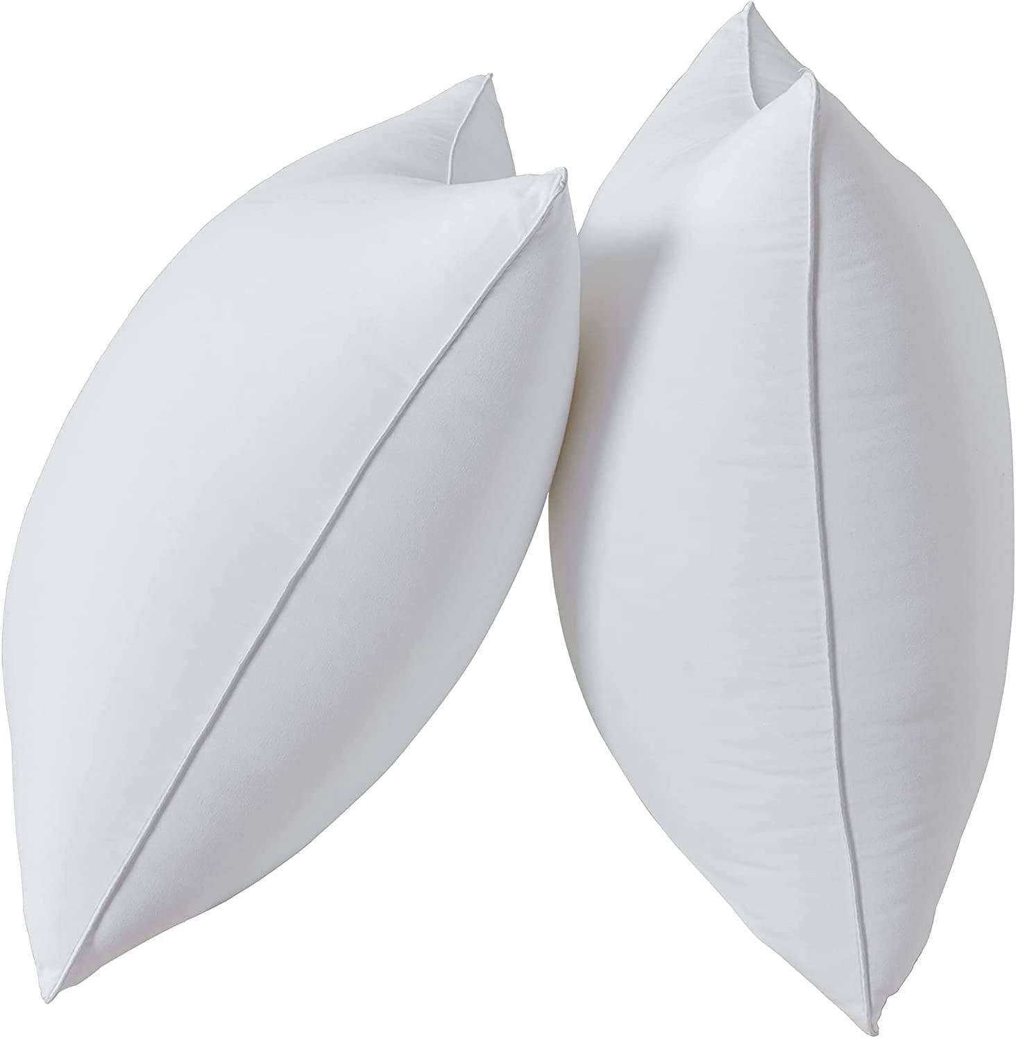 18 x Pillow Inserts Set of 2 White Throw with Soft Polyester Cover ...