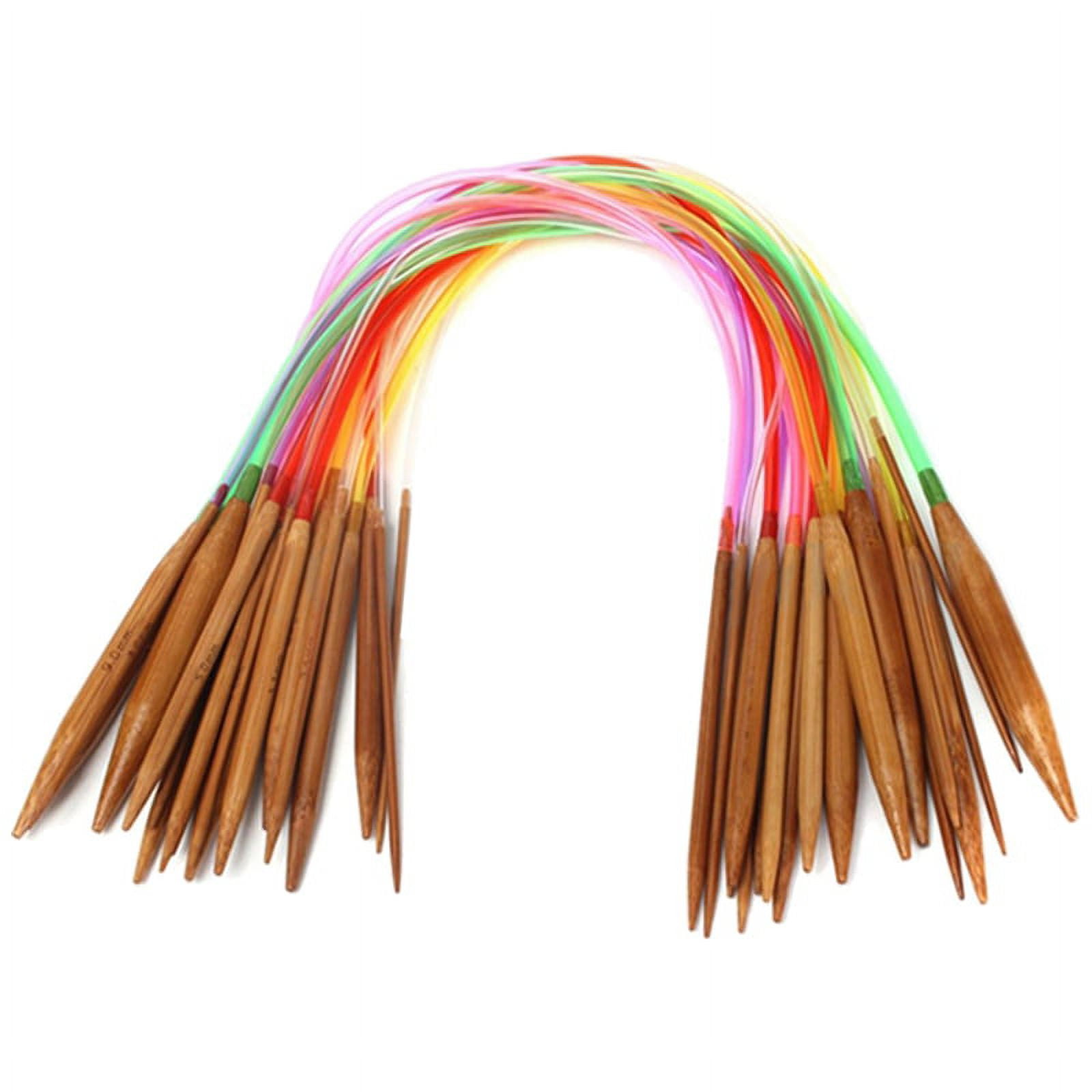 18 x annular knitting needles-Color ,wood color - Walmart.com