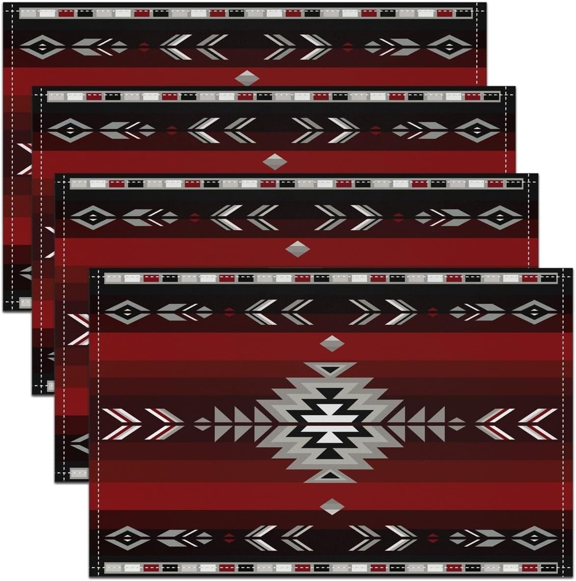 18"x12" Southwest Native Design Placemats Set of 4 Girls Southwestern ...