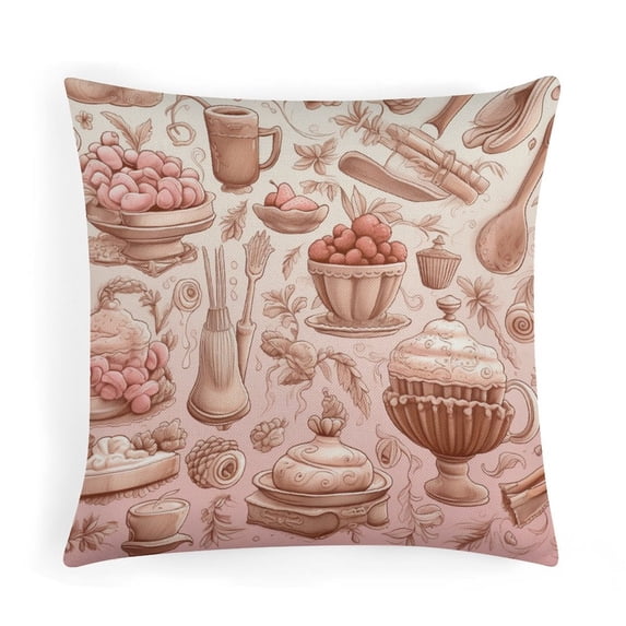 18"x18" Pillow Covers Various Cooking And Baking Decorations Pillow ...