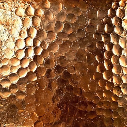 18"x236" Modern Abstract Copper Art Metal Peel and Stick Wallpaper Easy ...