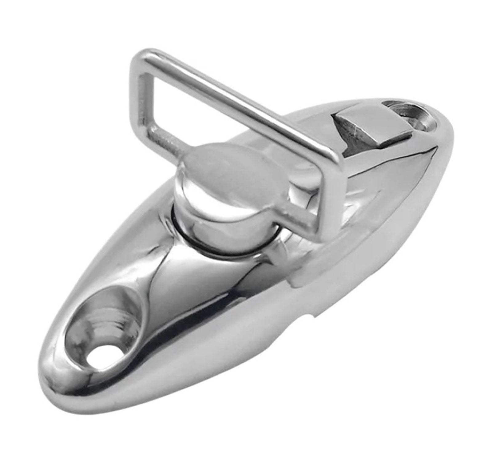 180° 360° Adjustable Top Mount Swivel Deck Hinge With Rubber Pad Quick ...