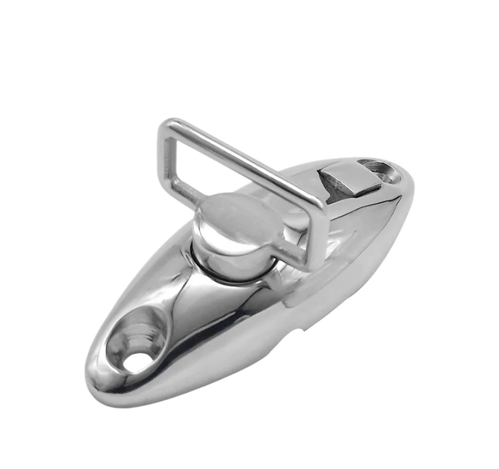 180° 360° Adjustable Top Mount Swivel Deck Hinge With Rubber Pad Quick ...