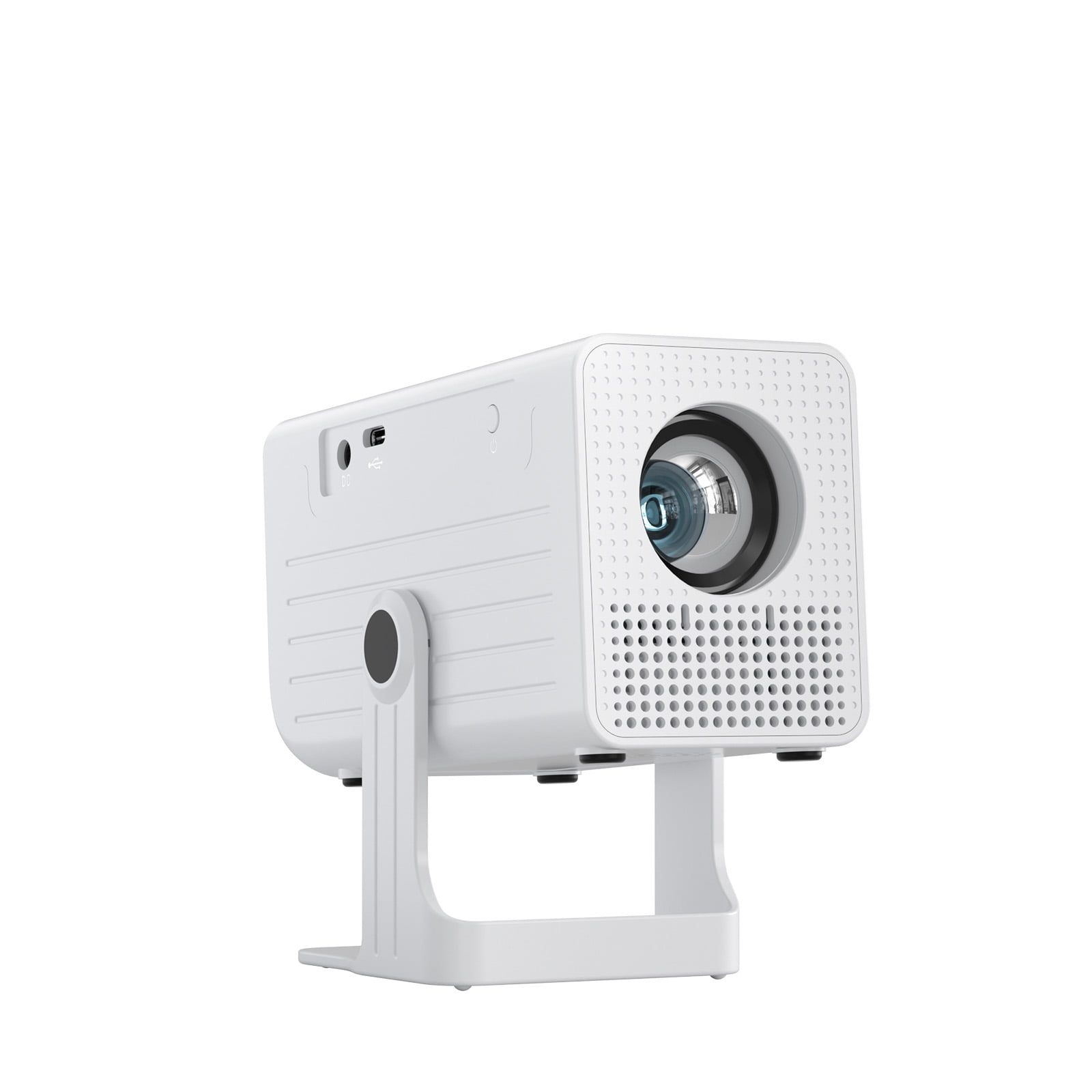 [180°Adjustable Stand] Mini Projector with Bluetooth,1080P Support ...