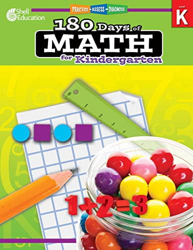 Pre-Owned Shell Education 180 Days of Math for Kindergarten (180 Days ...