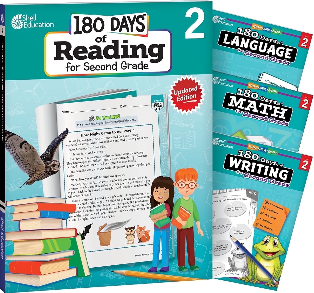180 Days™: Practice Grade 2 Bundle (Paperback) - Walmart.com