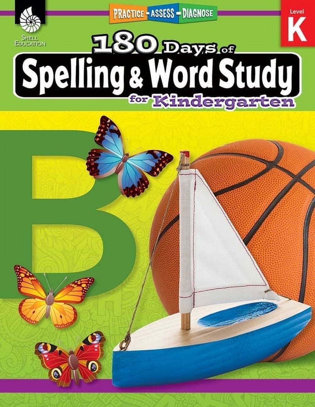 180 Days™: Spelling and Word Study for Kindergarten - Walmart.com