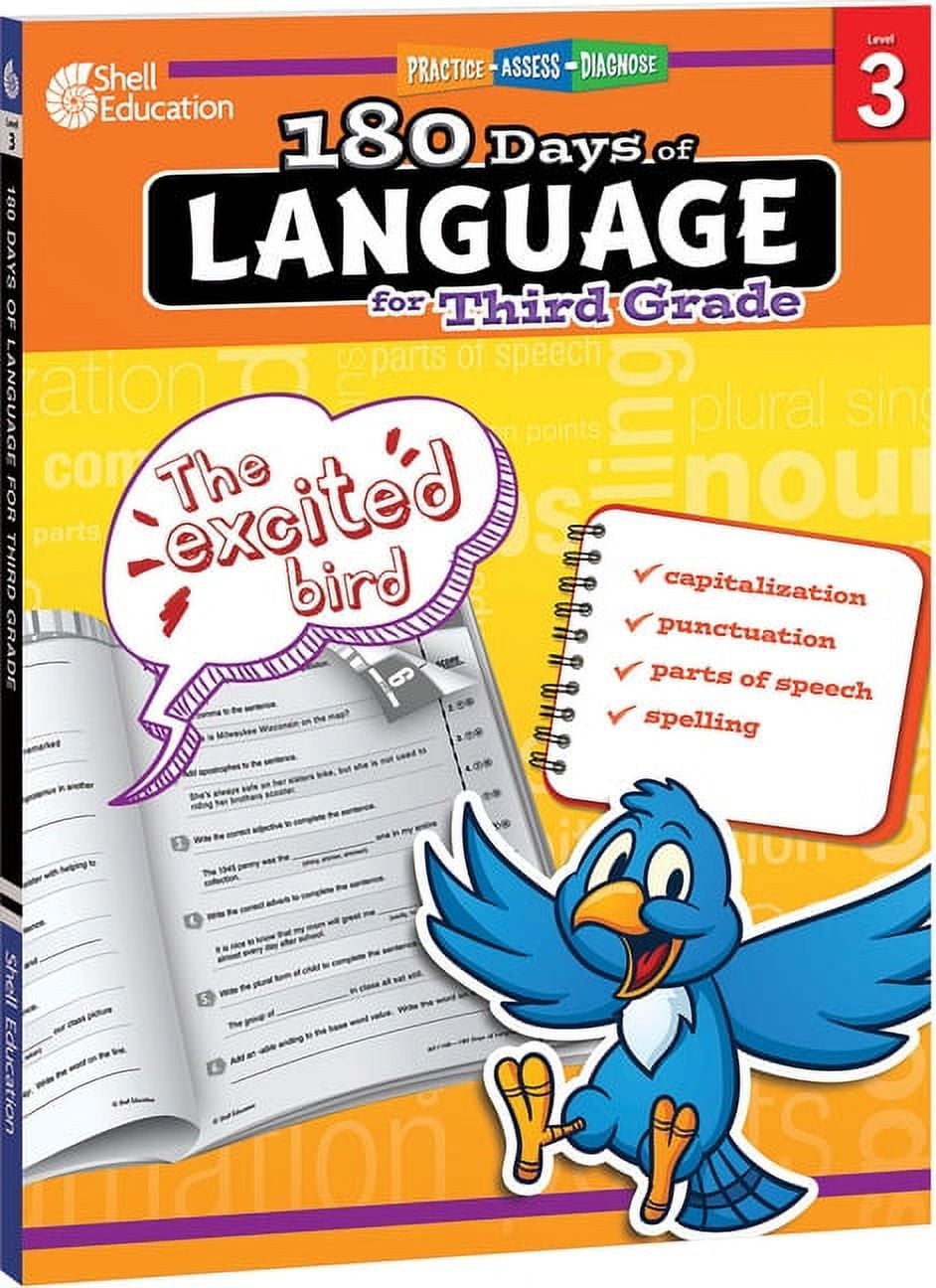 180 Days of Practice 180 Days of Language for Third Grade: Practice ...