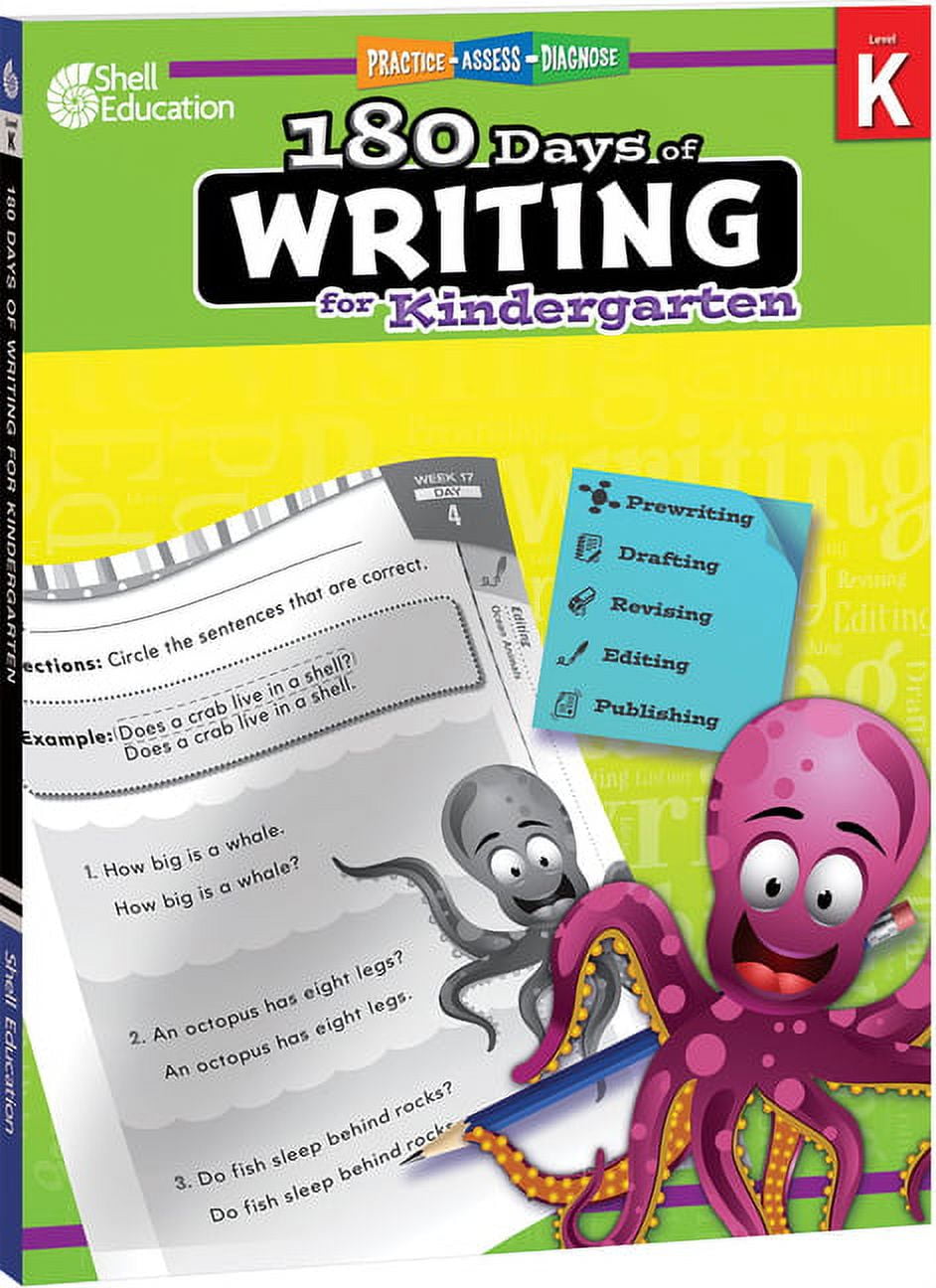 180 Days of Practice 180 Days(tm) Writing for Kindergarten: Practice ...