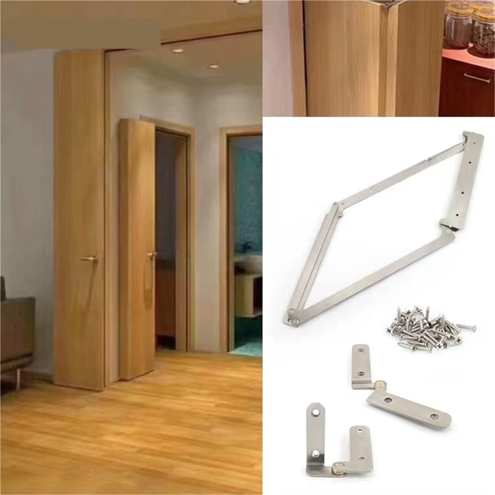 180 Degree Folding Flat Door Accessories Household Door Cloakroom Door ...