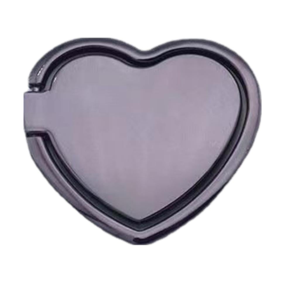 180 Degree Heart Phone Holder Adhesive Handset Bracket Finger Rings ...