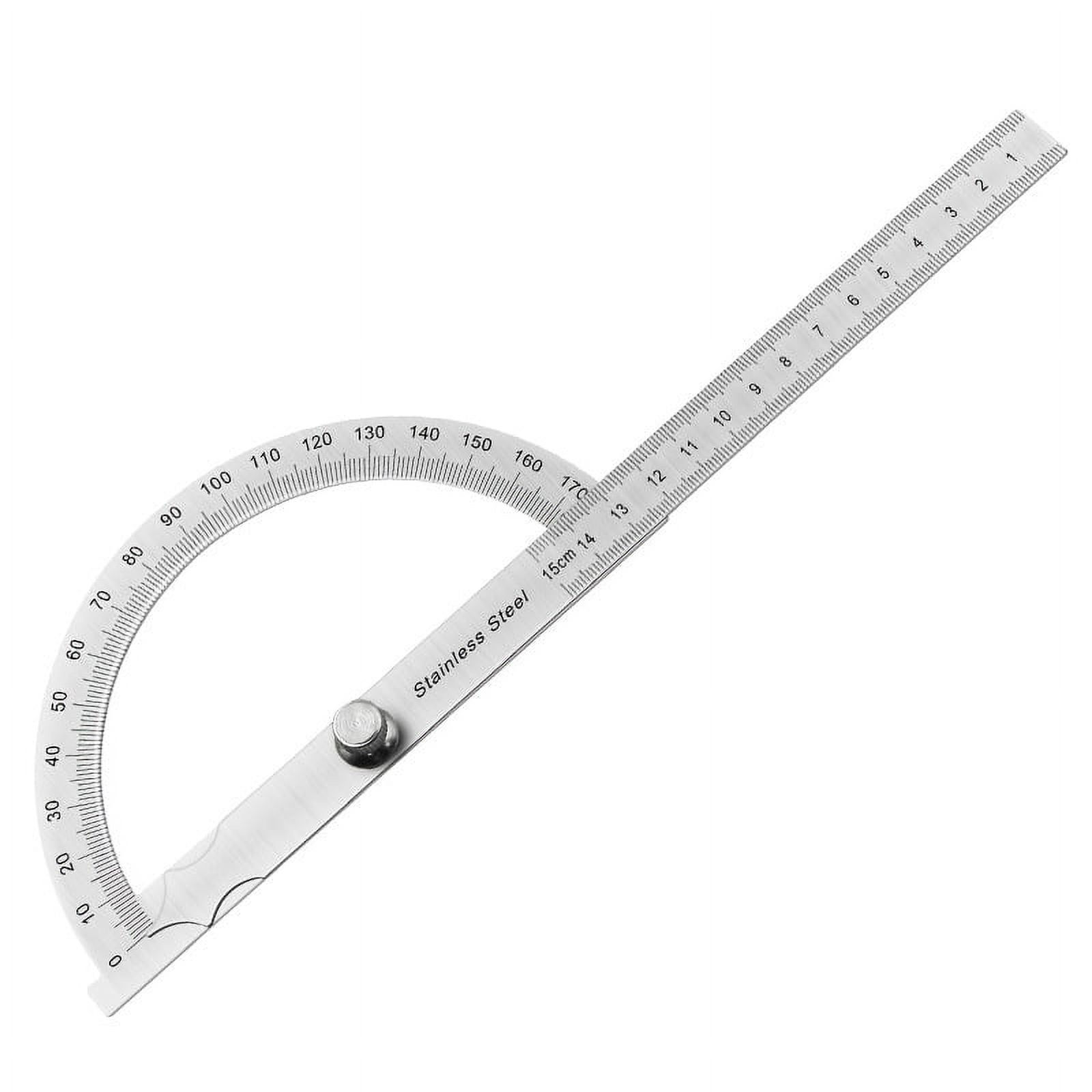 180 Degree Protractor Metal Angle Finder Goniometer Angle Ruler ...