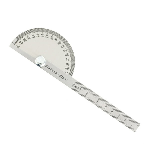 180 Degree Protractor Metal Angle Finder Goniometer Angle Ruler ...