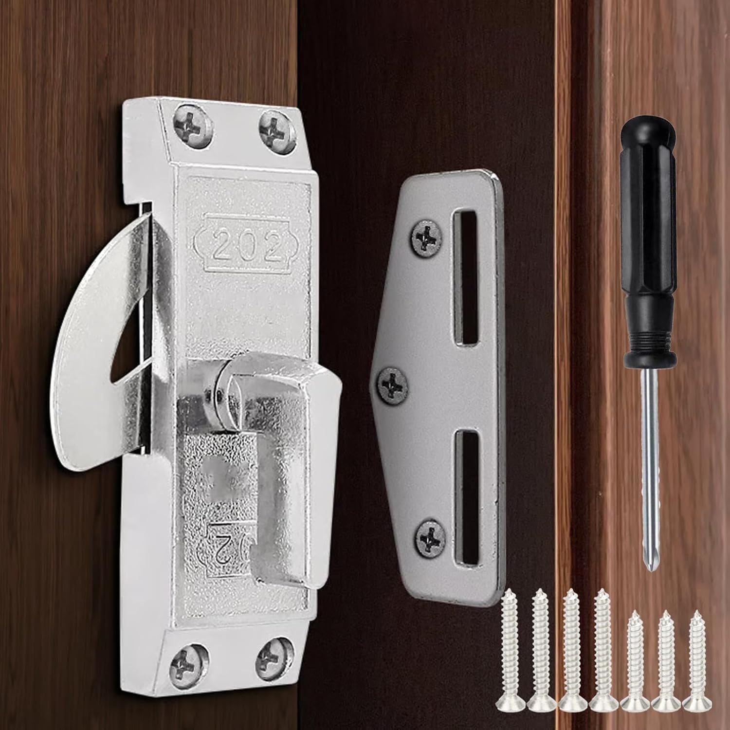 180 Degree Sliding Door Hook Lock, 180 Degree Flip Sliding Barn Door ...