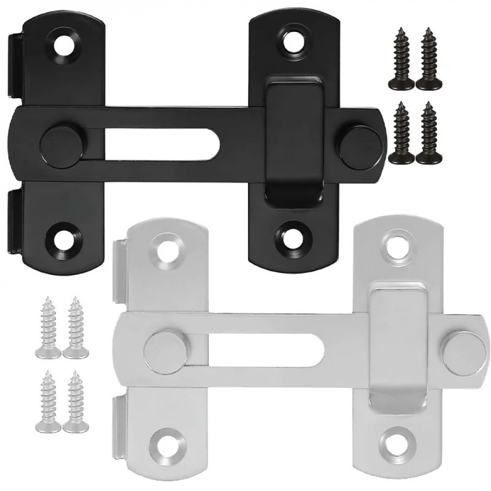 180 Degree Stainless Steel Sliding Door Lock Baby Safety Latch Right ...