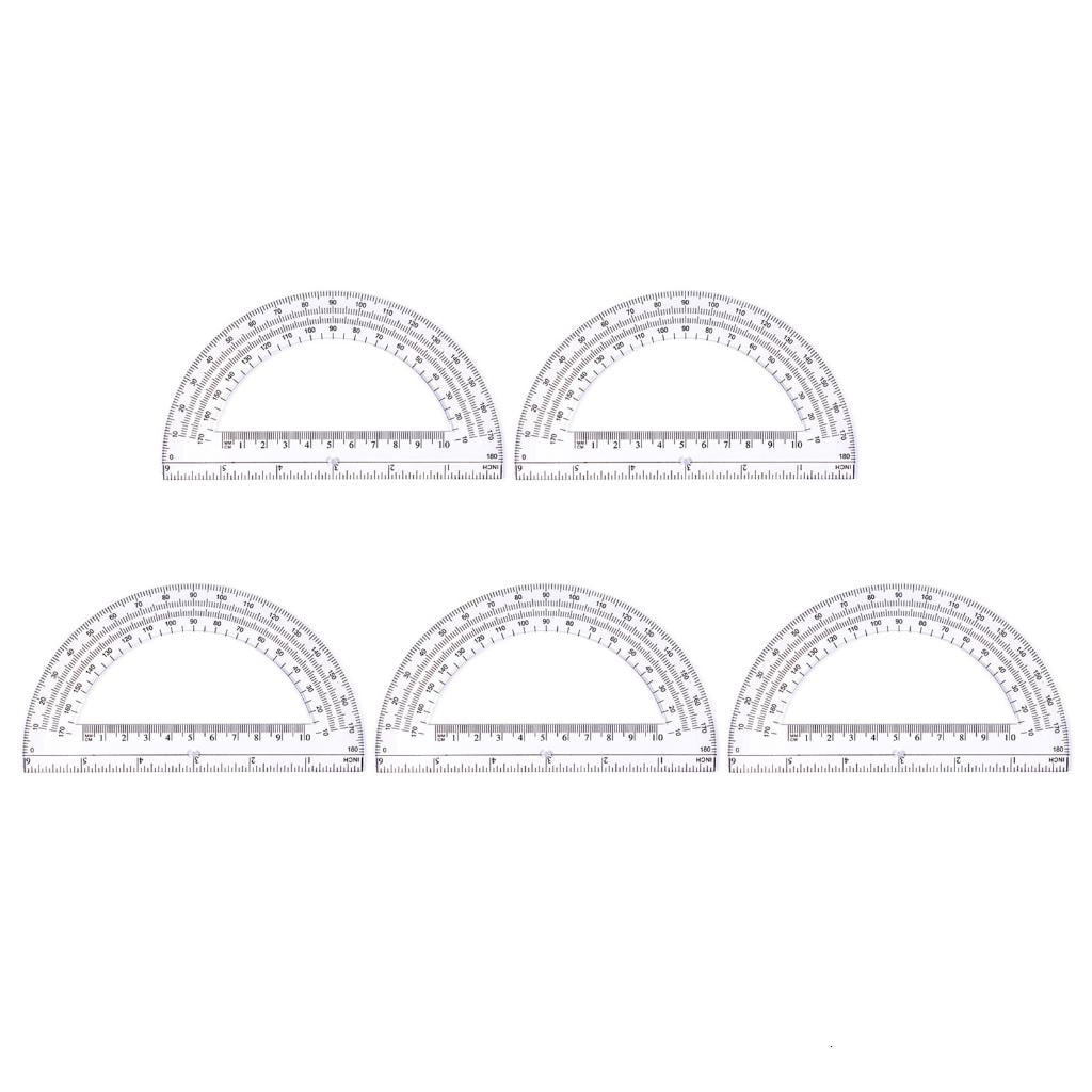 180 Degrees Protractors Measuring Protractors for Student Drafting ...