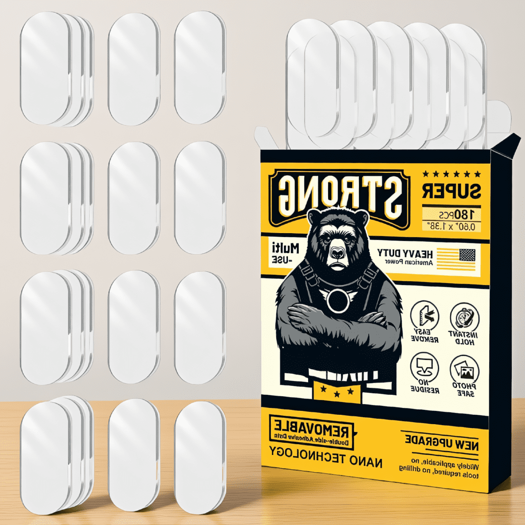 180 Extra Large Clear Mounting Putty Dots, Double Sided Adhesive ...