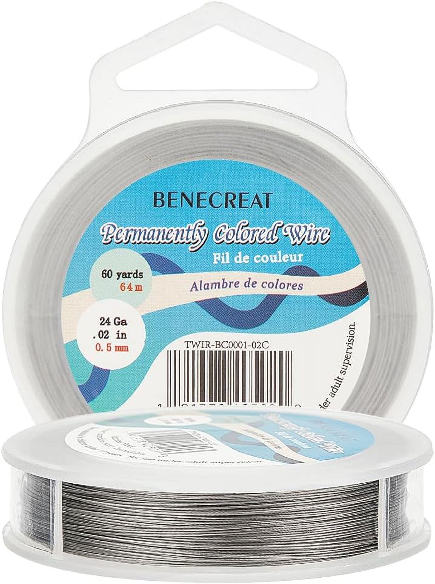 DIY 180-Feet 0.02inch (0.5mm) 7-Strand Bead String Wire Nylon Coated ...