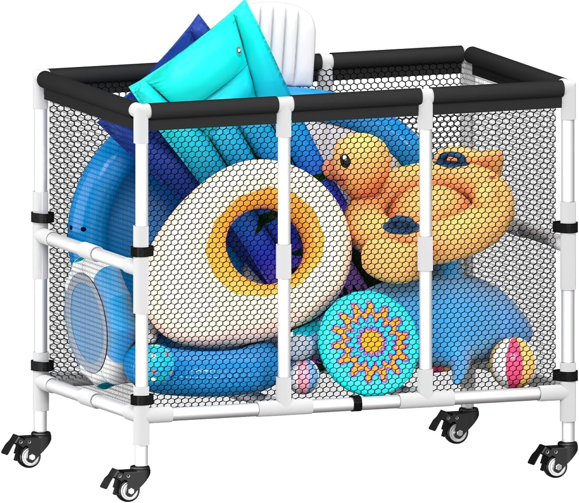 180 Gallon Pool Noodles Holder, Swimming Pool Storage Bin for Swimming ...