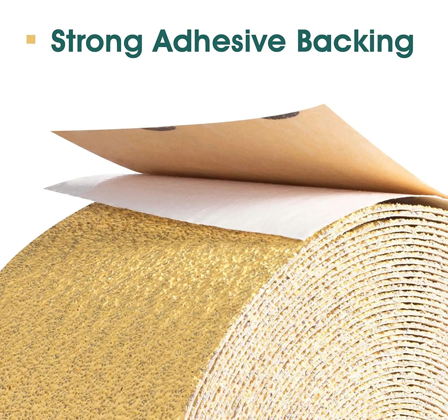 180 Grit Sandpaper Roll Sticky Back 2-3/4" X20Yd Psa Self Adhesive ...