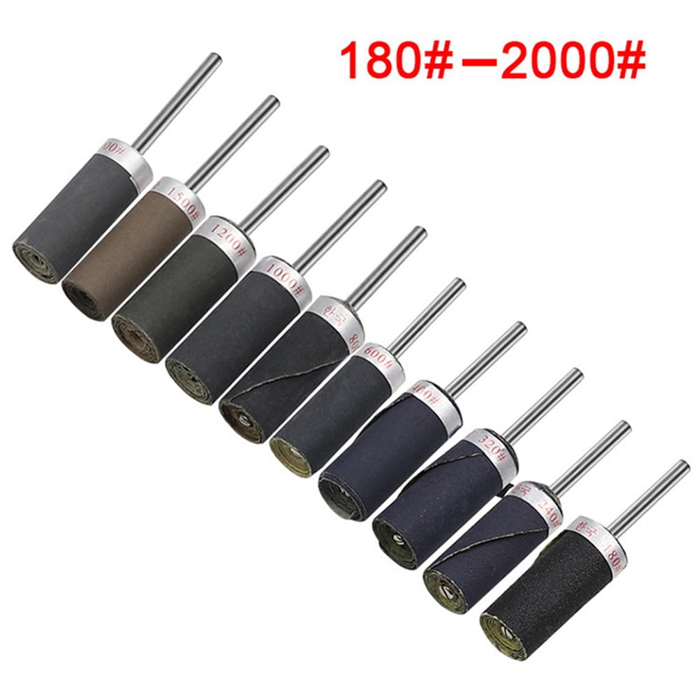 180- Grit Wet Dry Sandpaper Sanding Bar Rod Abrasive For Rotary ...