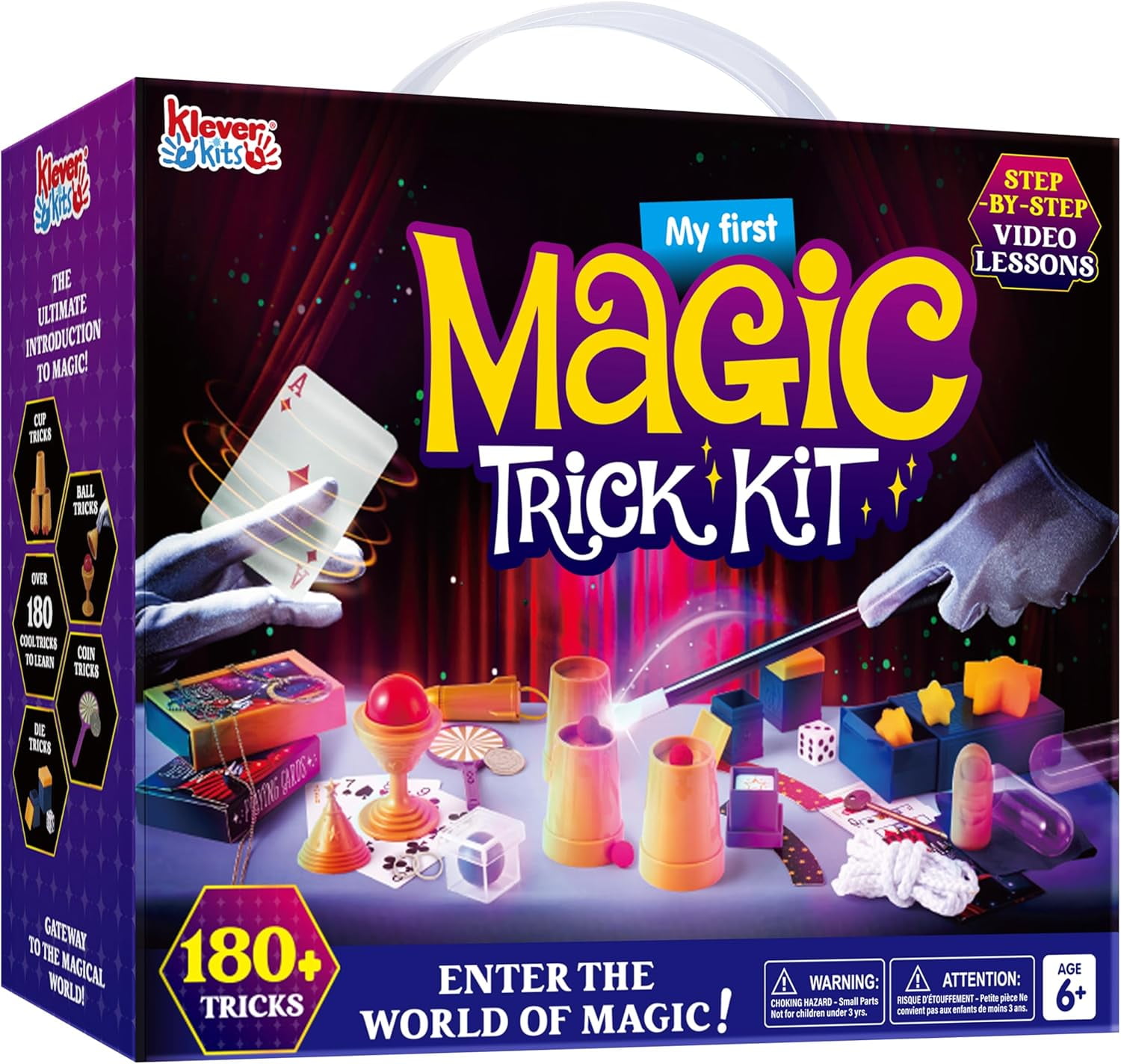 180+ Magic Set- My First Magic Trick Kit- Amazing Magician Toy with ...