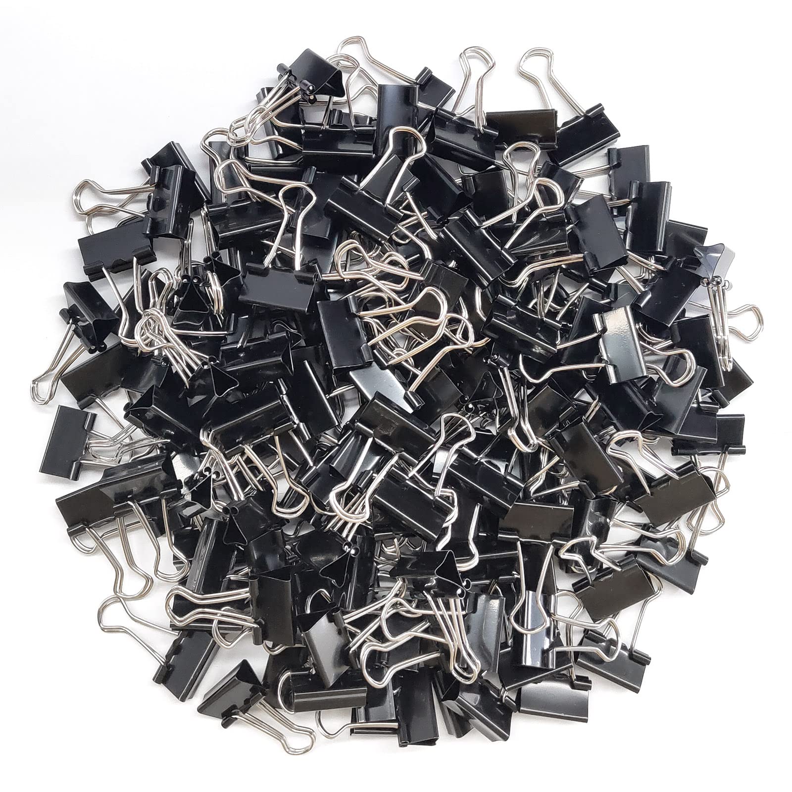 180 Pack Mini Binder Clips 3/4-Inch Width, Small Paper Clamps for ...