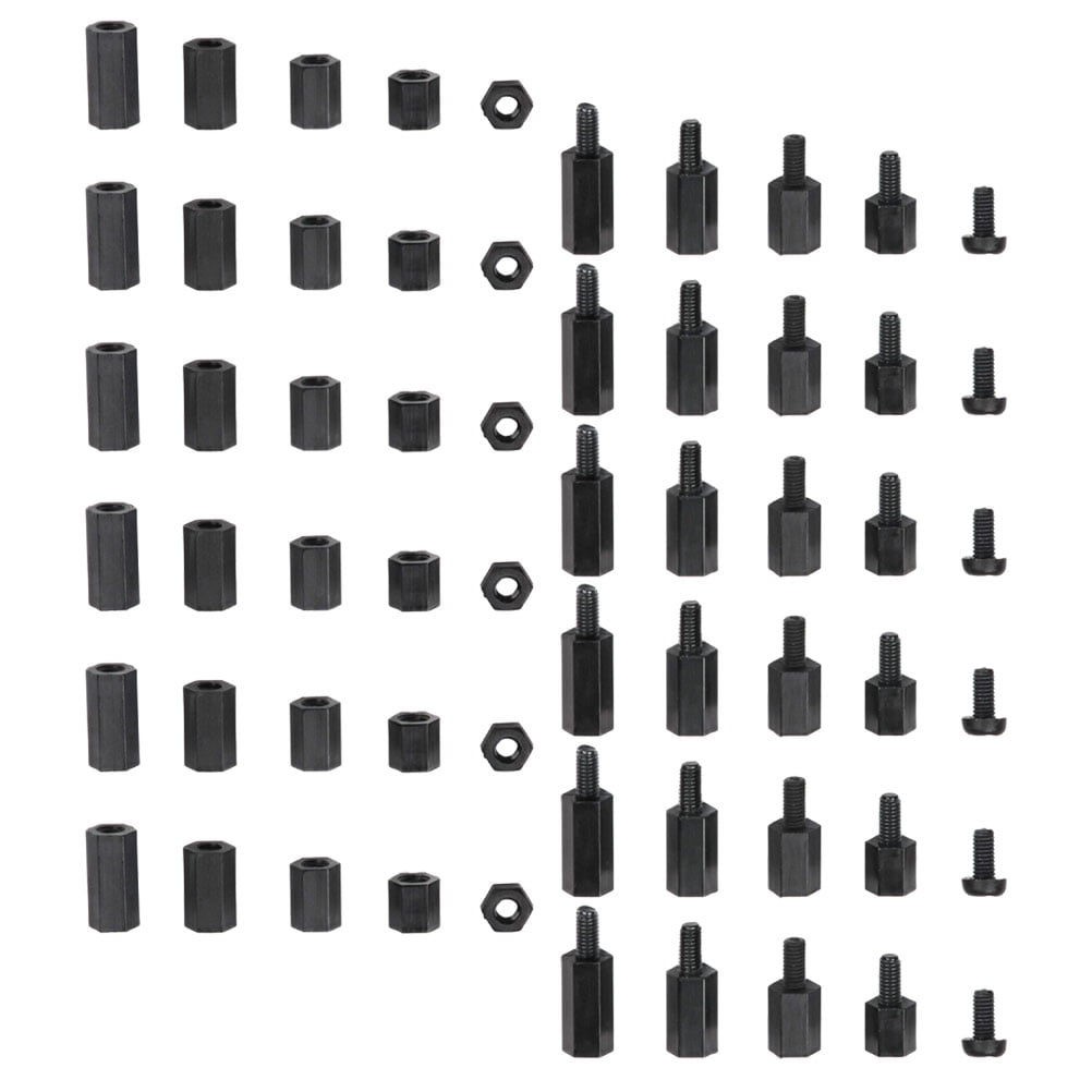 180pcs Standoffs Kit Nylon Column Standoff Assortment Set Screws Nuts ...