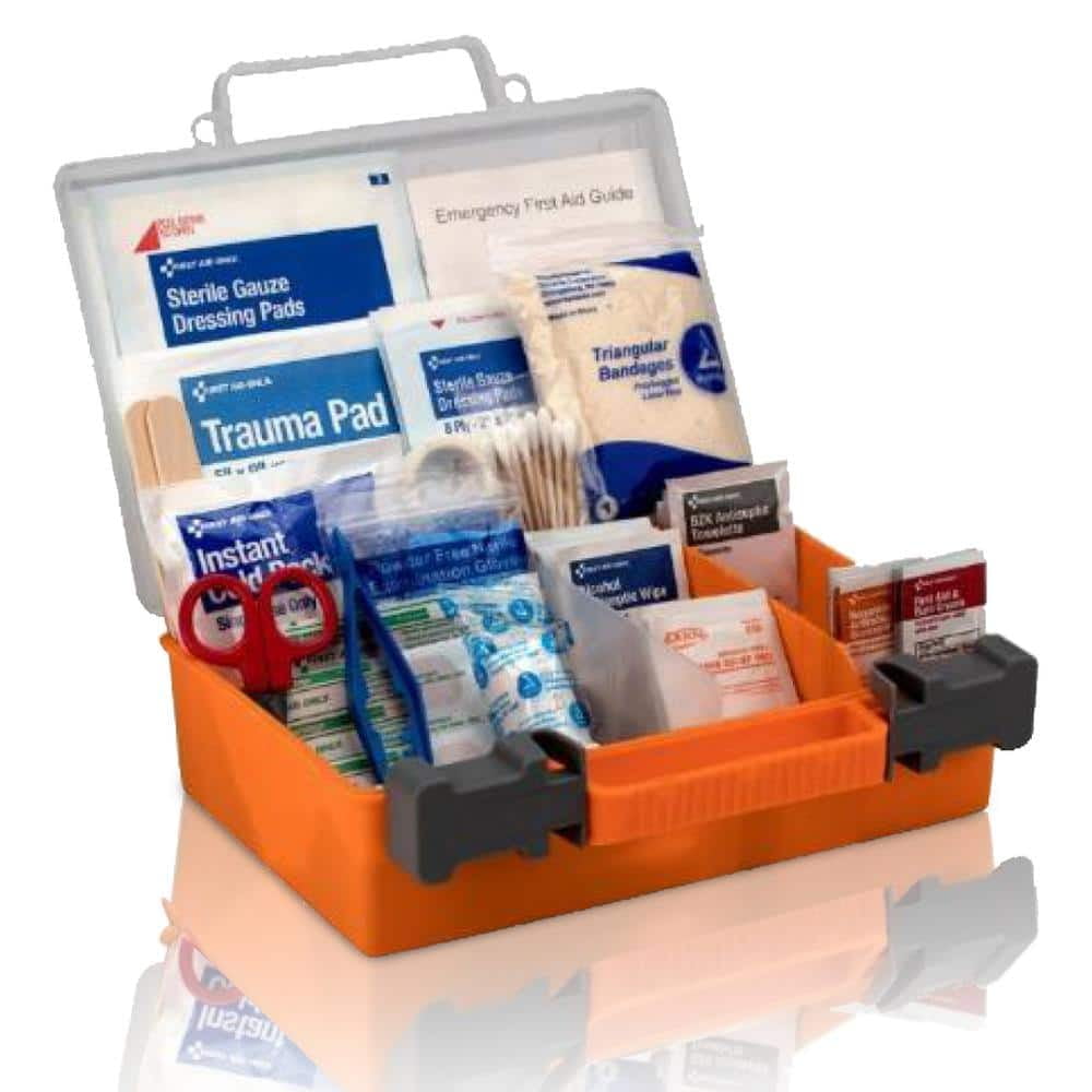 180-Piece, 25-Person Plastic OSHA First Aid Kit - Walmart.com
