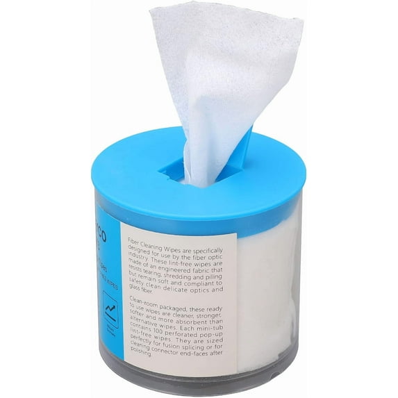 180 Pieces Per Box Optical Fiber Wipes Fiber Cable End Connector ...