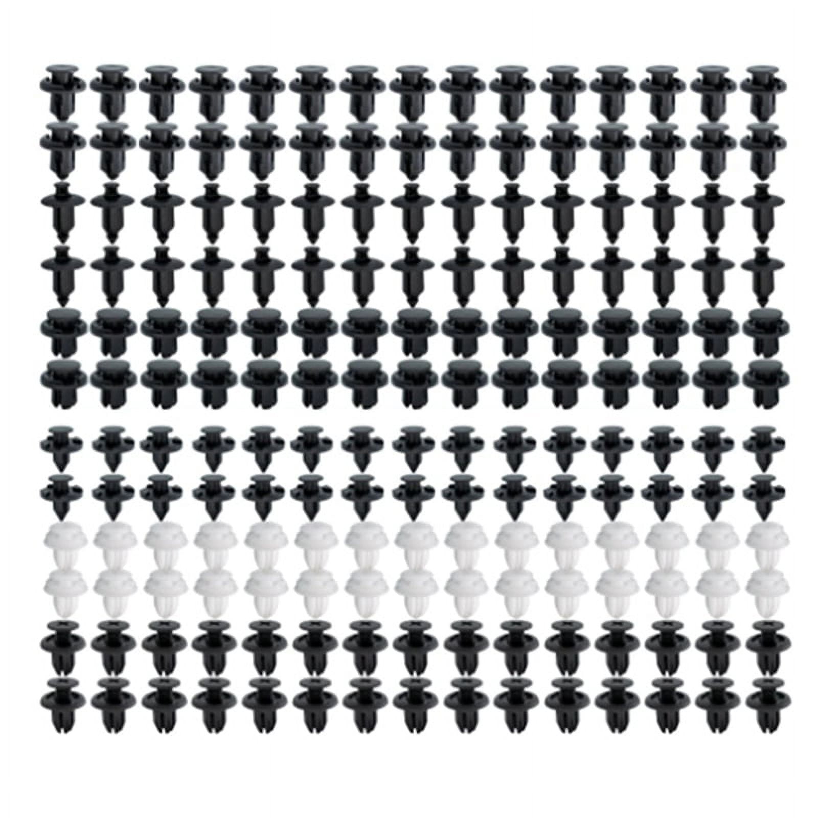 180 Push Pin Rivets Car Door Trim Panel Clips Bumper Grille Mud Flaps ...