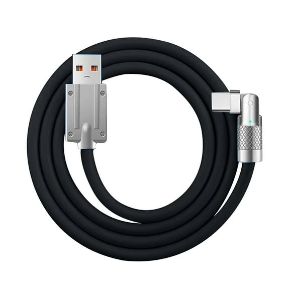 180 Rotating USB to Type C with 120W Super Fast Charging and Data Sync ...