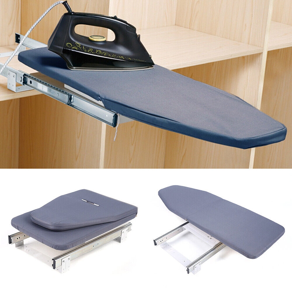 180° Rotation Folding Ironing Board Closet Pull-Out Retractable Stow ...