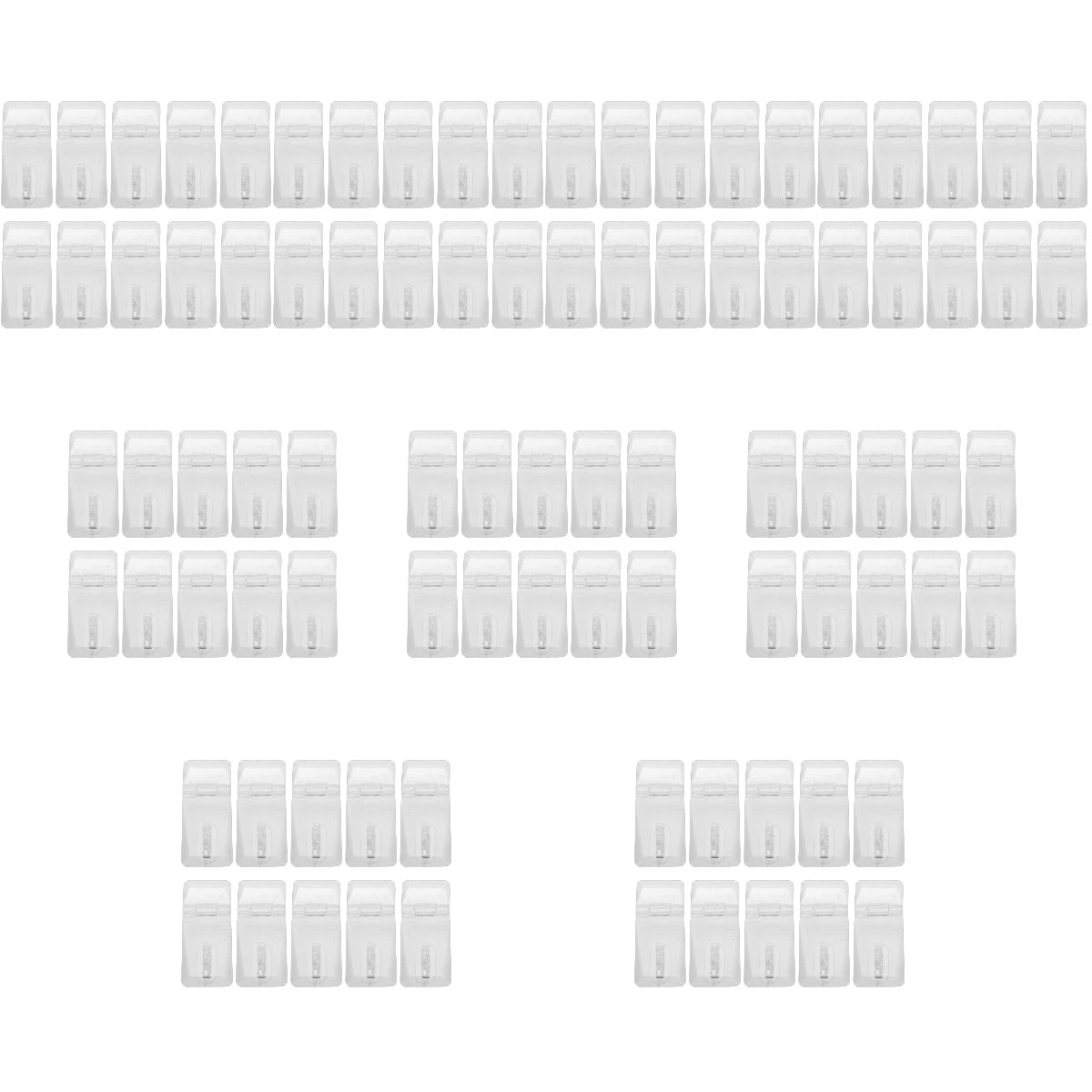 180 Sets Transparent Acrylic Lock Hasp Acrylic Lock Hasp Acrylic Lock ...