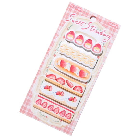 180 Sheets Dessert Themed Labels Sticker Adhesive Note Memo Sheets Book ...